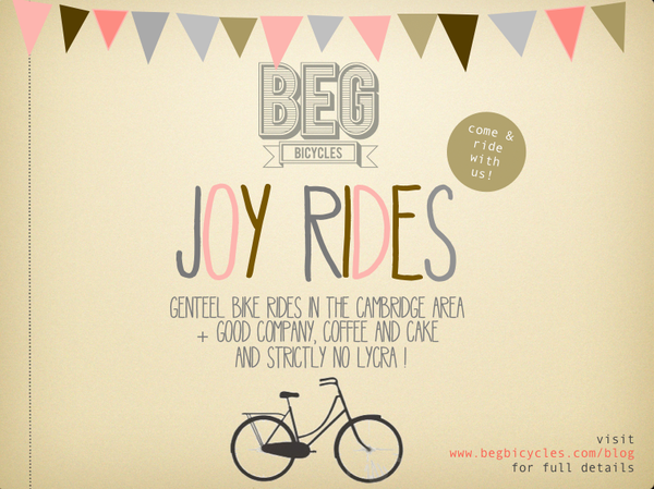 JOY RIDES – BEG Bicycles